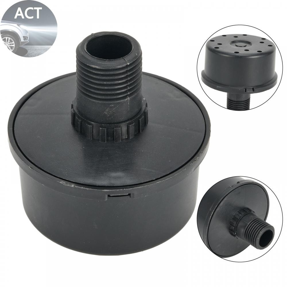 Black Male Thread Air Compressor Muffler/ Air Compressor Intake Filter ...