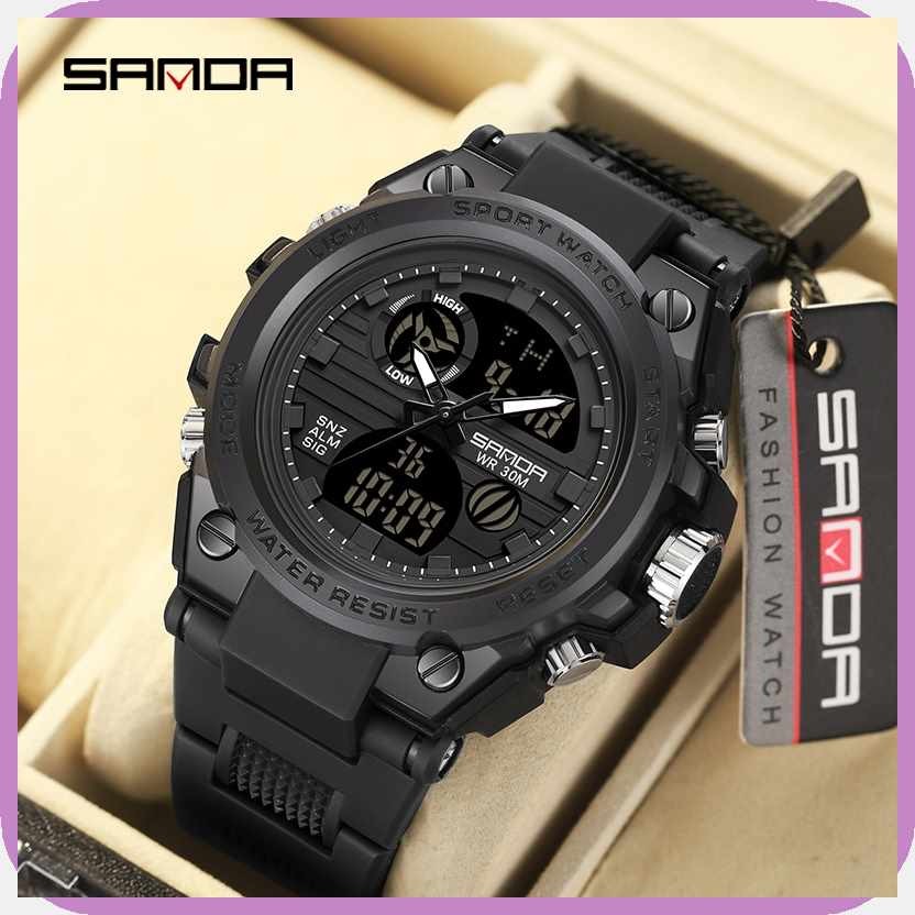Sanda(d:Military~YV?Waterproof*Vq?Multi-Function*L?Fashion*C?Luxury*p?Men*y?Watch*f?739 | Shopee ...