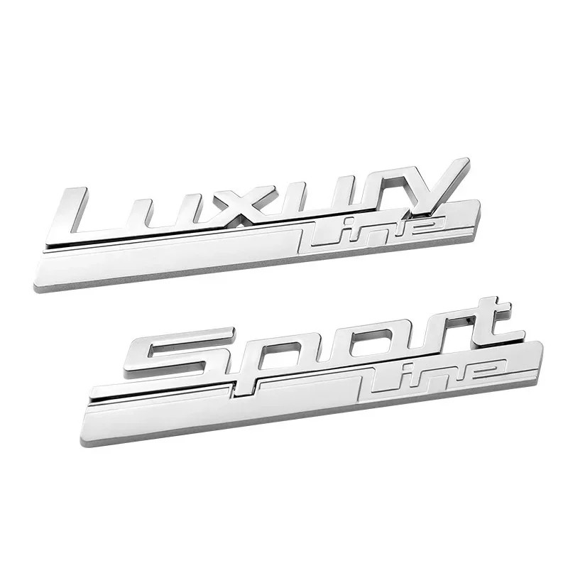 Car Fender Emblem Badge Sticker for Sport Line BMW Luxury Line Logo ...