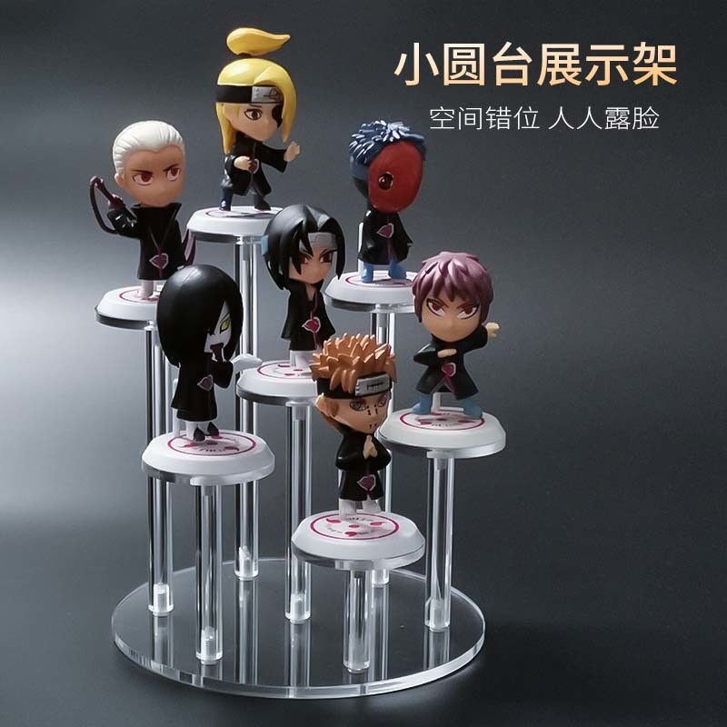 Round Display Stand Transparent Figure Nendoroid Mystery Box Stand ...