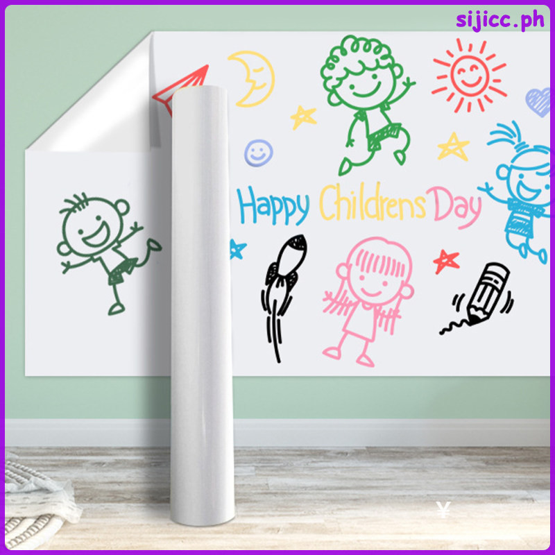 Self Adhesive Whiteboard Sticker DIY Wall Whiteboard White Board ...