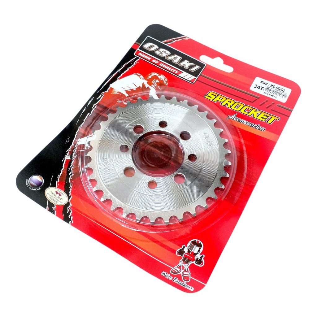 OSAKI (420) COSMO Sprocket Set Front-Rear Model Strong And Durable ...