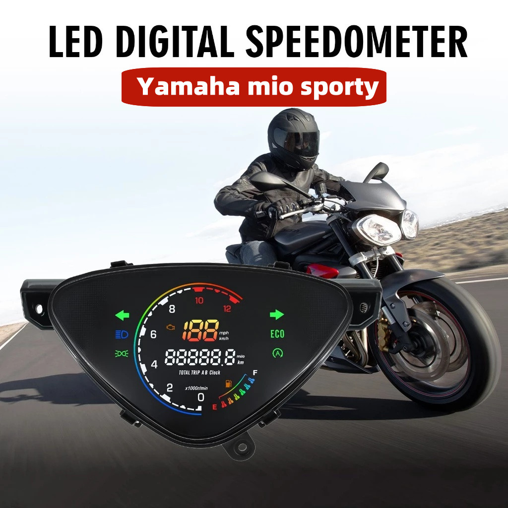 Digital LED Meter Speedometer For YAMAHA Mio Sporty/Mio Amore/Mio Smile ...