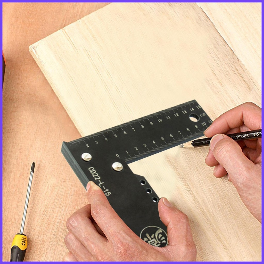 Framing Square Right Angle Ruler L-Squares Multifunctional Carpenter ...