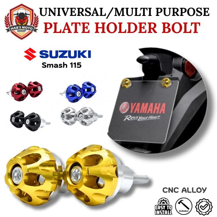 Suzuki Smash 115 MOKOTO CNC FULL ALLOY BAR END PLATE HOLDER/MULTI ...