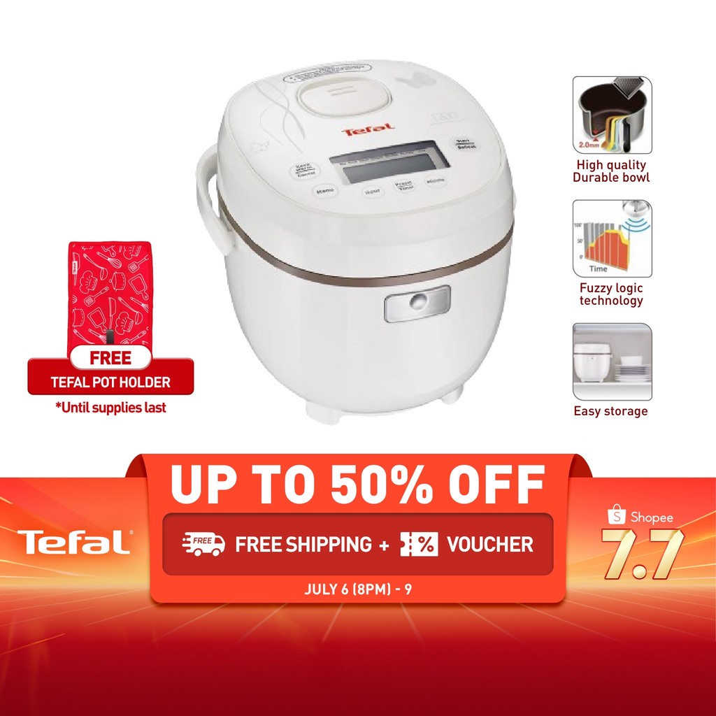 Tefal Digital Mini Rice Cooker RK500166 4 Cups | Shopee Philippines