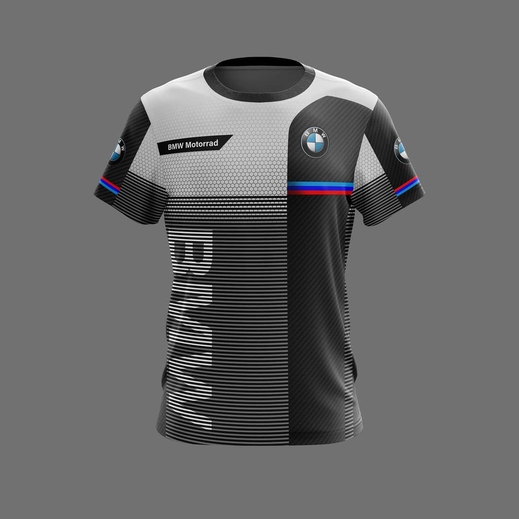 2022 Bmw Oreo Stripe T-Shirt Riding Jersey 3D Printing Men'S T-Shirt ...