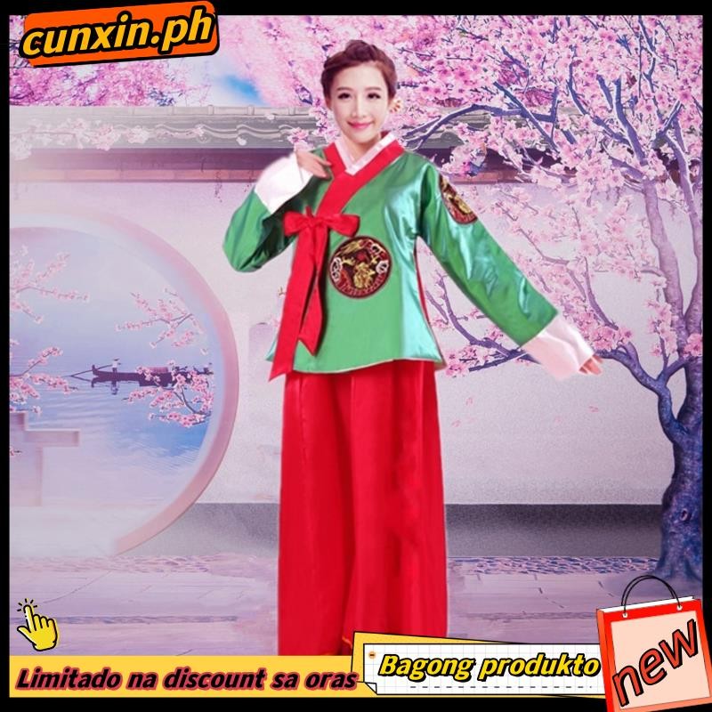 Korean Korean Costume Traditional Hanbok Men Women Palace Dress Long ...