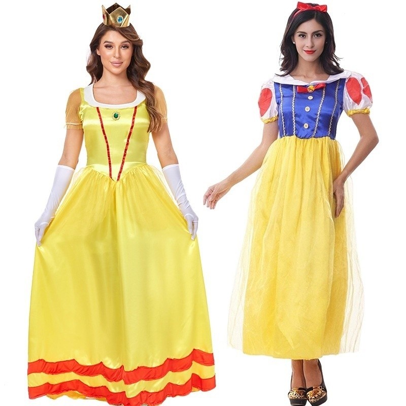 cosplay women's fairy tale party costume adult Cinderella Snow White ...