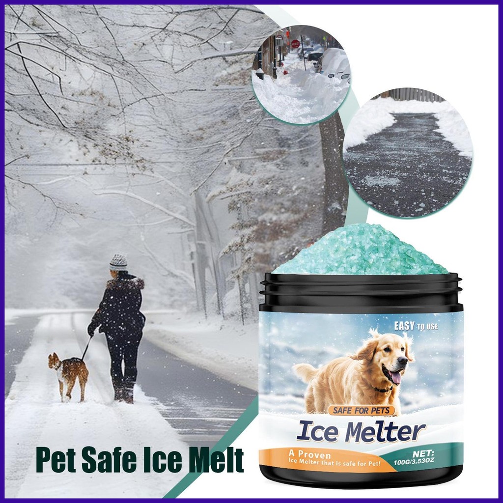 Ice Melt Safe for Concrete Ice Melter Snow Melt Pet Safe Deicer Fast ...