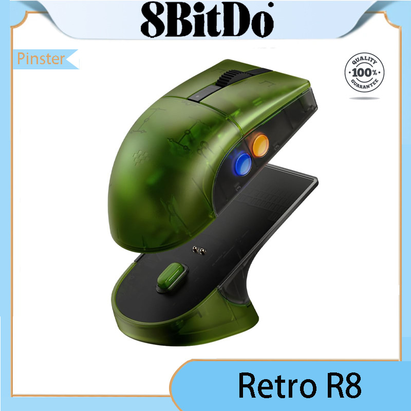 8BitDo Retro R8 mouse with PAW 3395 optical sensor DPI 26K, wireless 4K ...