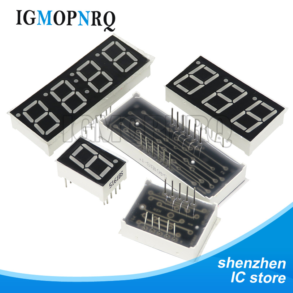 5pcs 0.56 inch Digital tube 1 Bit/2 Bit/3 Bit/4 Bit/4 Bit time Red LED ...