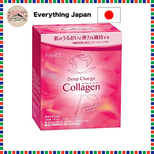 FANCL Deep Charge Collagen Powder 30 days supply 3.4g x 30 bottles Food ...