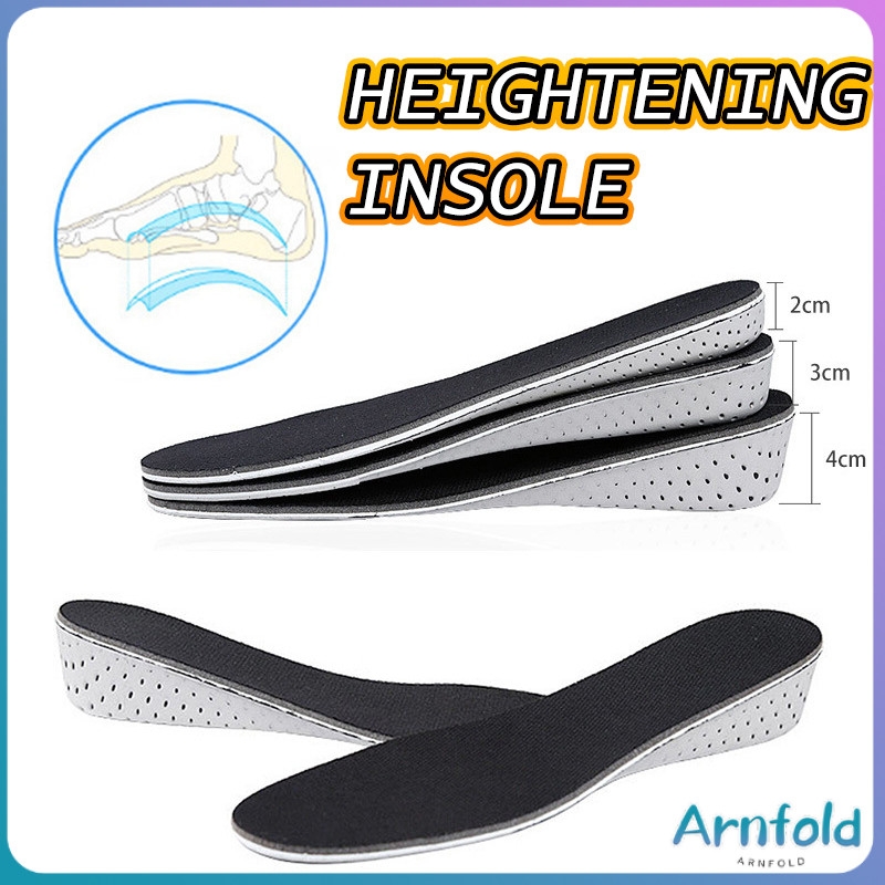 AF Height Increase Insoles High Full Memory Foam arch support Cushion ...
