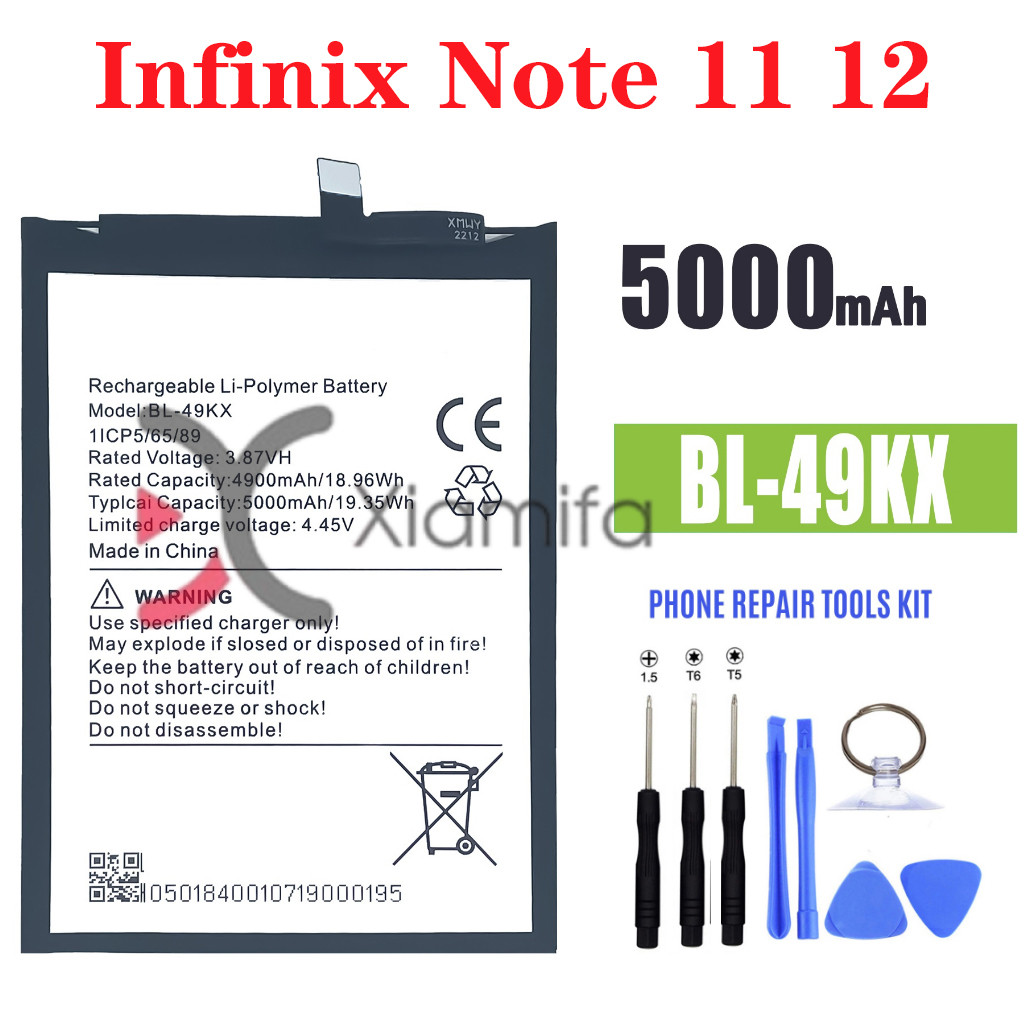 Battery For Infinix Note 11 Note 12 Pro Note 12 Battery BL-49KX ...