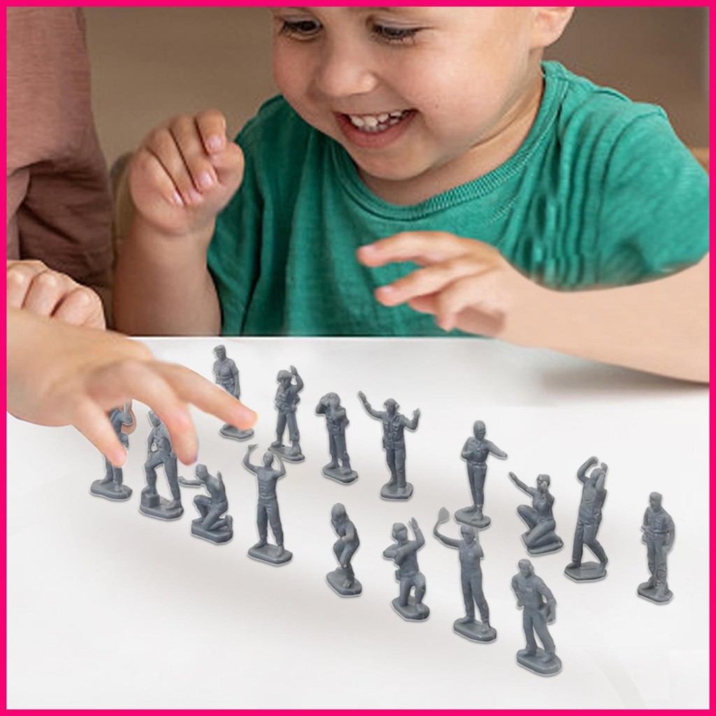 Model Toy Soldiers Miniature Soldier Playset Cake Toppers DIY Model ...
