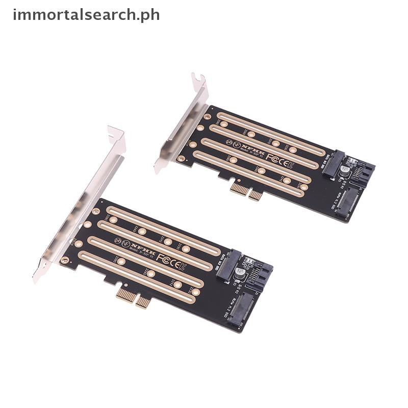 imm 1pc NVMe M.2 SSD To PCIe 3.0 4.0 x4, SATA M.2 SSD To SATA dual ...