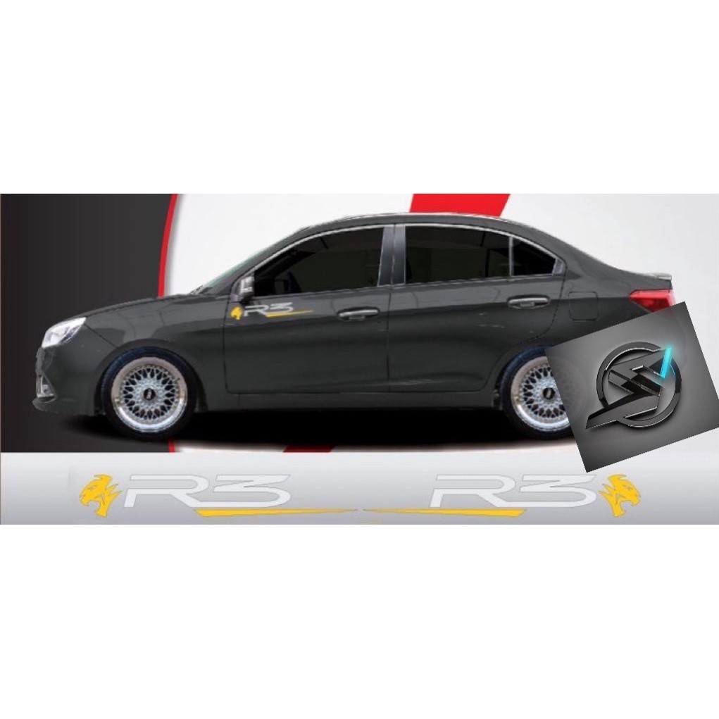 S611 PROTON R3 Logo Vinyl Decals Sticker | Shopee Philippines