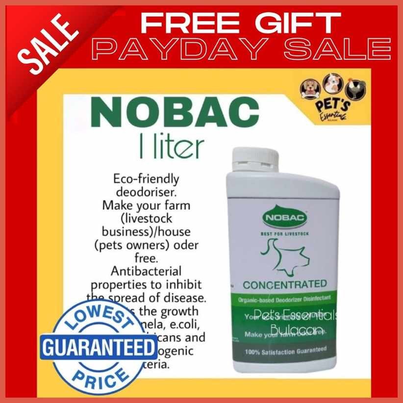 NOBAC+XP;Organic-Based#IO,Deodorizer`cw;Disinfectant&1L | Shopee ...