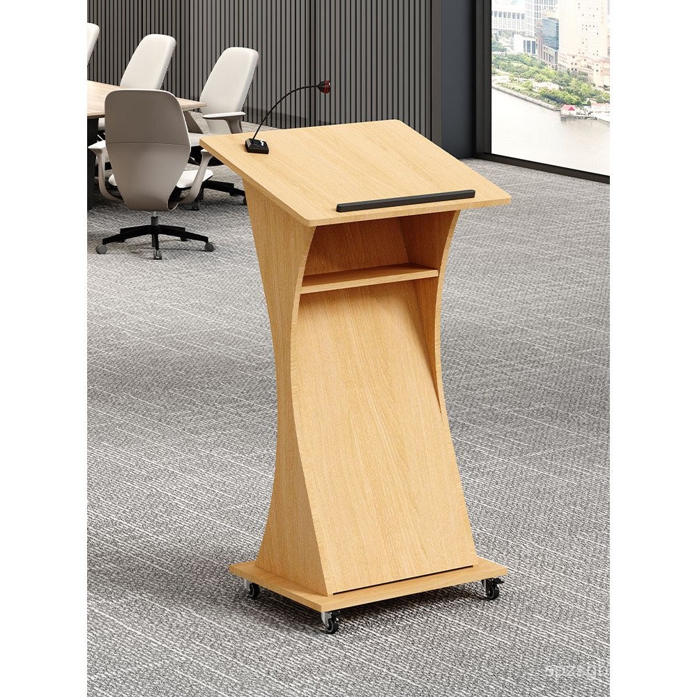 Lectern Speech Platform Classroom Podium Table Chair Platform Podium ...