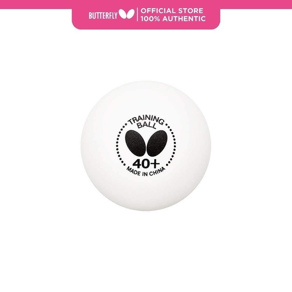 Butterfly Table Tennis 40+ Training Ball (White) - 6 pcs / Box | Shopee ...