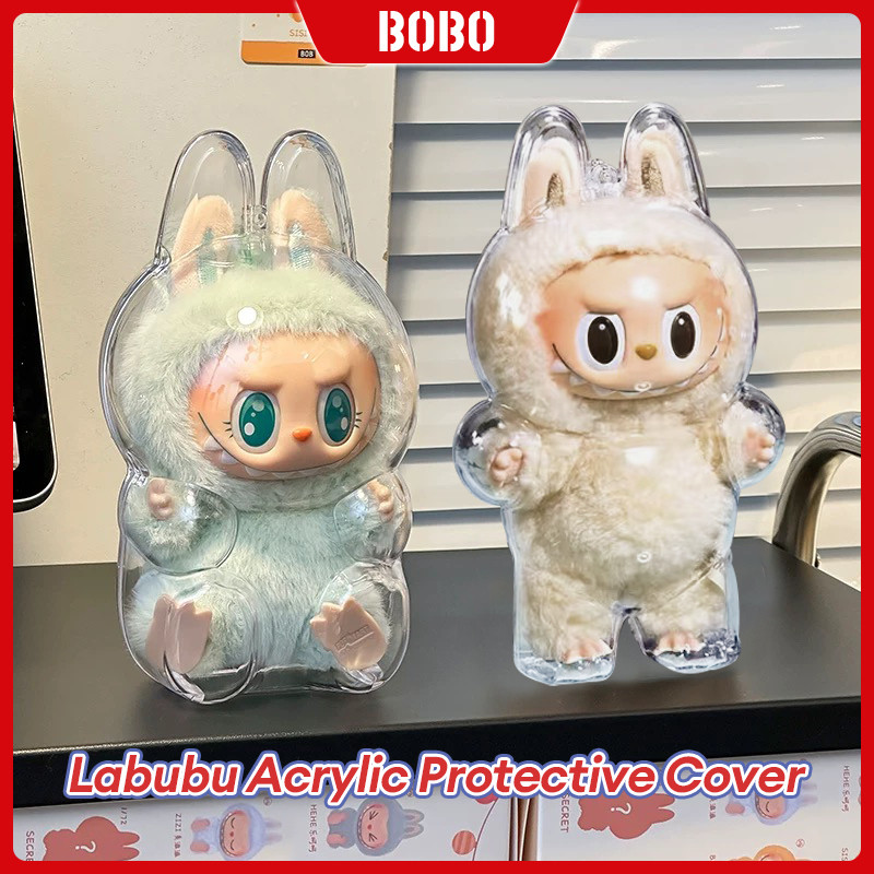Labubu crybaby acrylic box case for labubu Protective Case Transparent ...