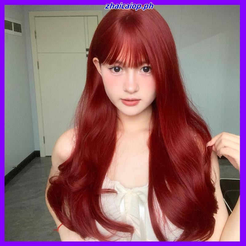 65cm Long Curls Wigs For Women Red Disney's Mermaid Princess Cosplay ...