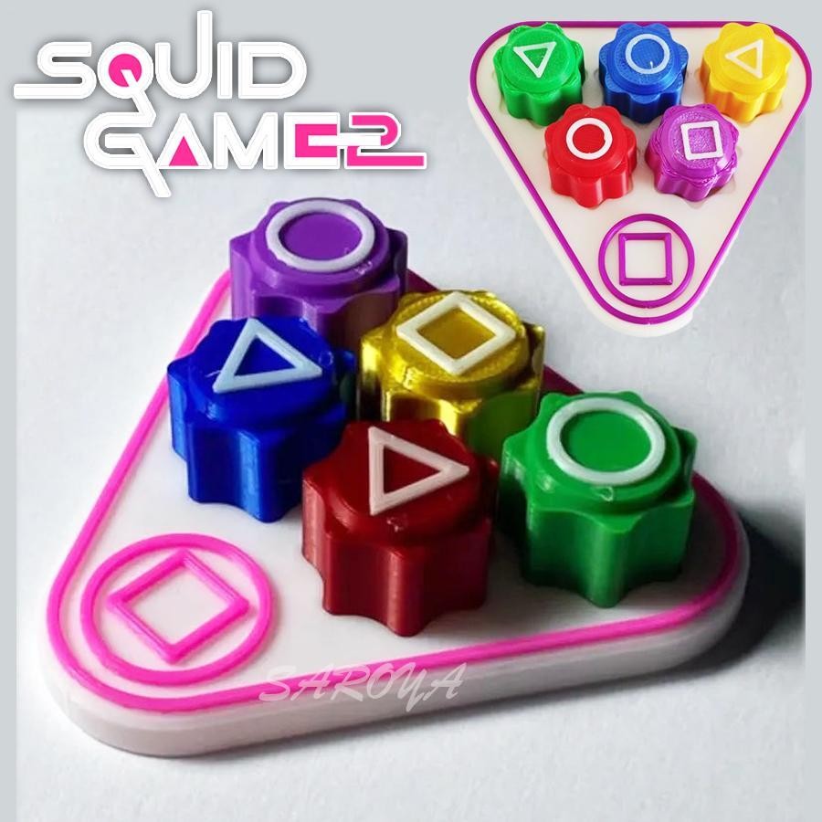 Squid Game 2 Gonggi Stones 3D Printed Traditional Korean Gong-Gi Game ...