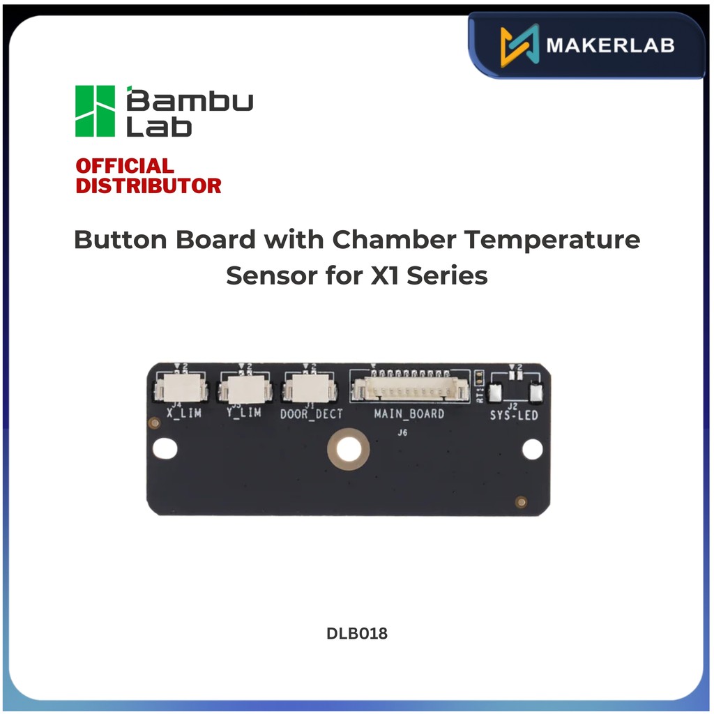 Bambu Lab Button Board with Chamber Temperature Sensor for X1 Series 3D ...