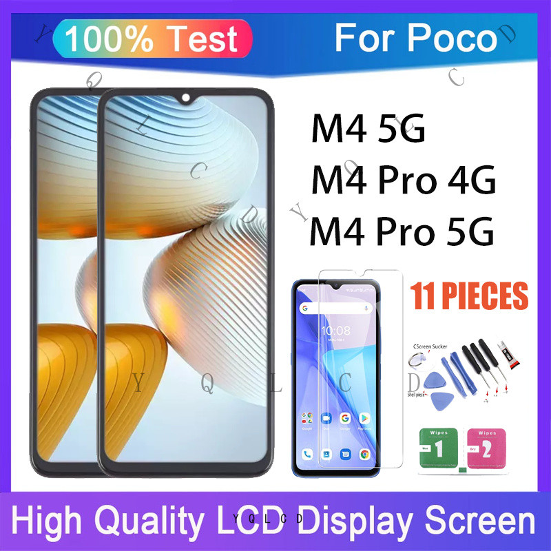 Original OLED Poco M4 5G Poco M4 Pro 4G Poco M4 Pro 5G LCD Display ...