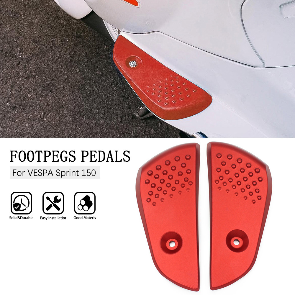 Motorcycle Rear Footrest for Vespa Primavera150 Sprint 150 Foldable ...