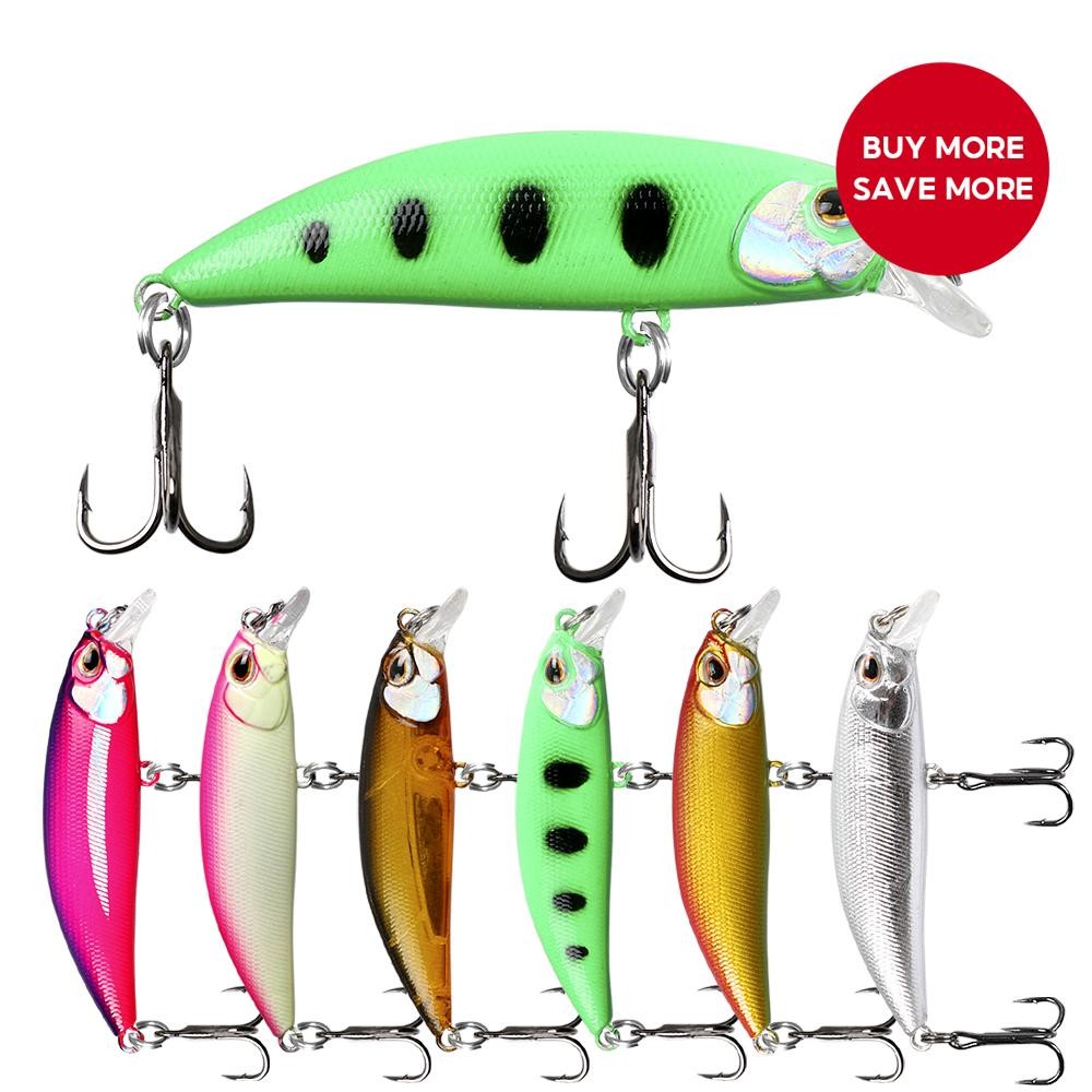 Lure for Fishing 7cm/8g Sinking Minnow Fishing Lure Fishing Gear Ghost Shrimp Water Long Throw ...