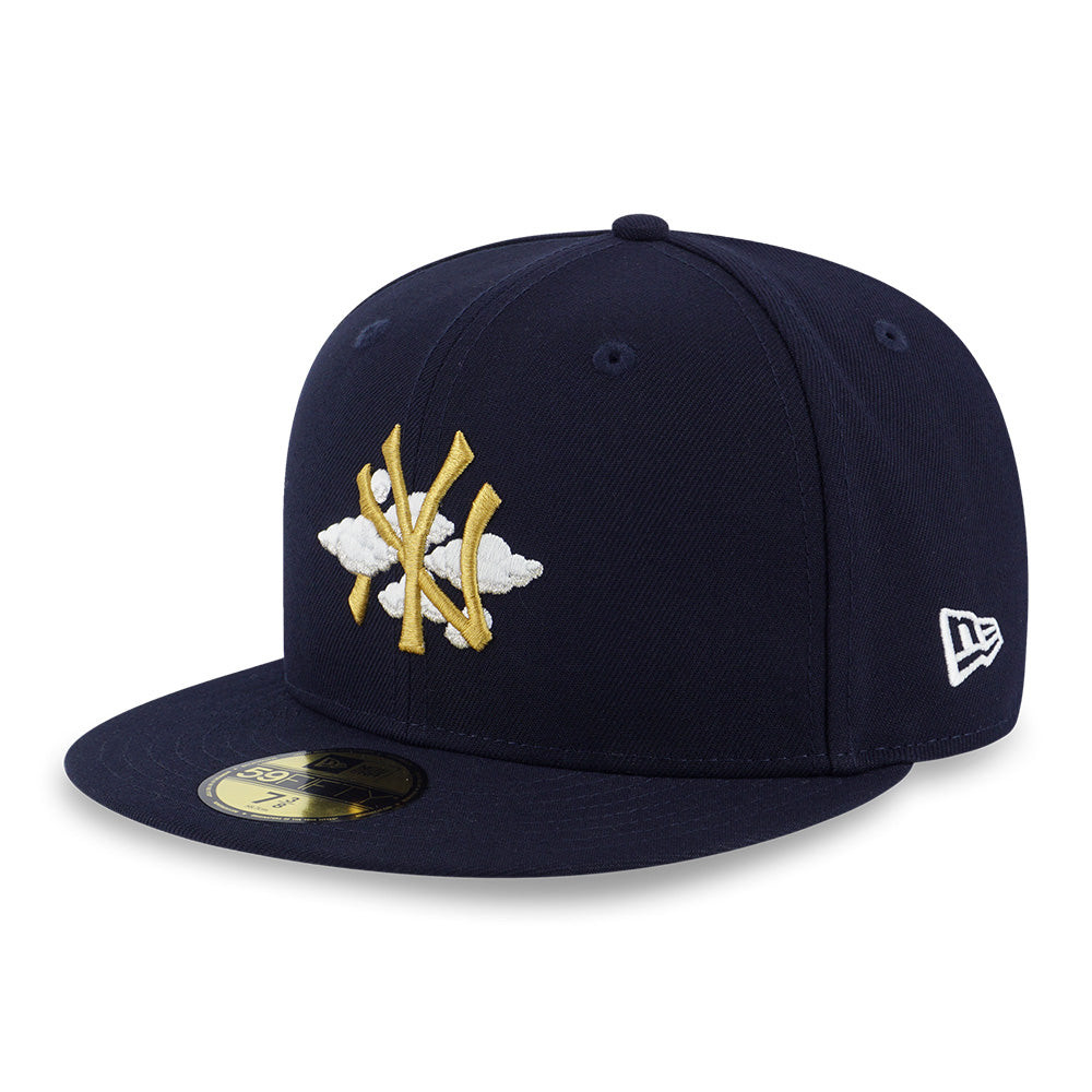 New Era New York Yankees MLB 5950 Pack Cloud Navy 59FIFTY Fitted Cap ...