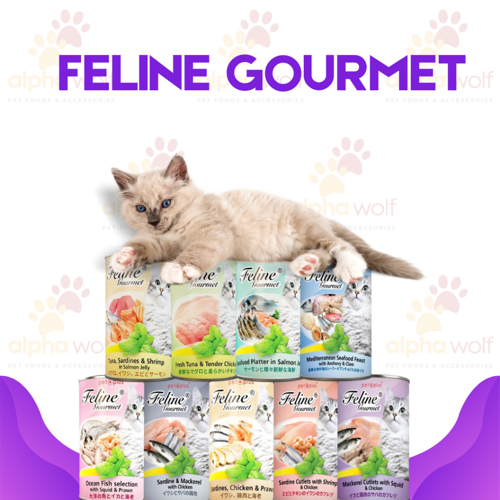 Feline Gourmet Cat Wet Food 400g | Shopee Philippines