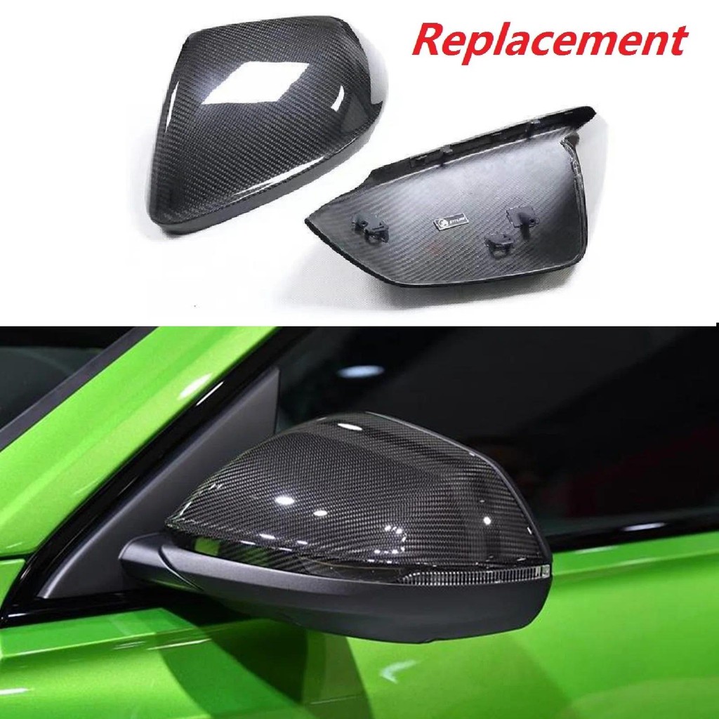 Dry Carbon Fiber Car Side Rear View Mirror Cover Replace For ...