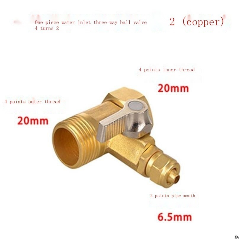 Household water purifier triangle valve 4 turns 2 minutes 3 minutes ...