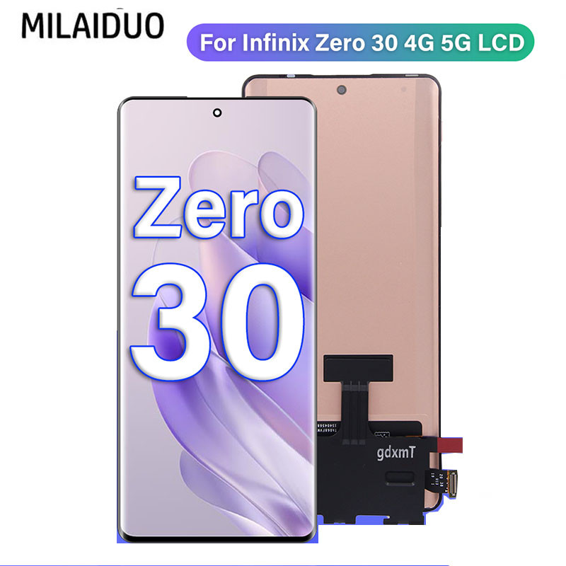 AMOLED / TFT For Infinix Zero 30 4G 5G LCD Display X6731 X6731B Digitizer Touch Screen With ...