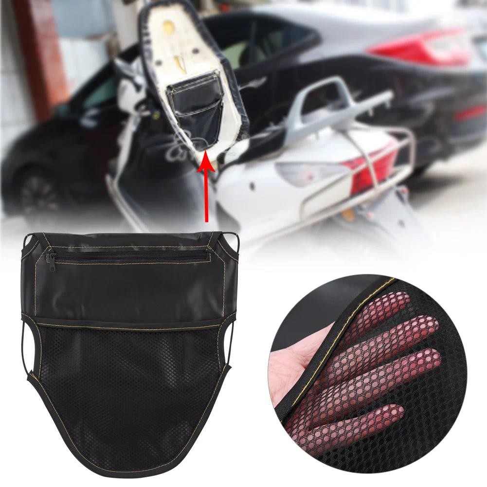 Motorcycle Under Seat Bag PU Leather For Yamaha Grand Filano Fazzio ...