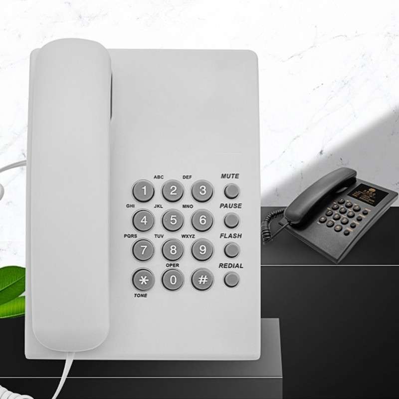 R* Corded Landline Phone Large Button Desktop Telephone for Elderly ...