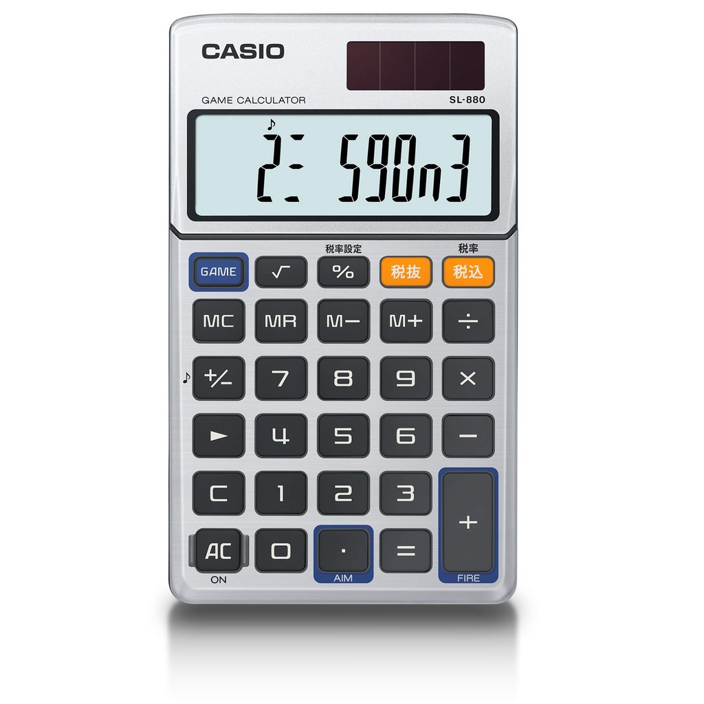 Casio Game Calculator Notebook Type 10-digit SL-880-N | Shopee Philippines