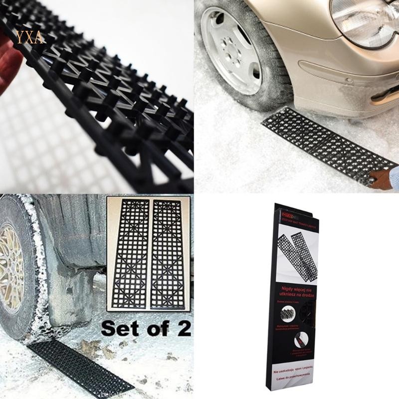 YXA 1 Pair All-Weather Auto Tire Traction Mat Tire Grip Aid Car Truck ...