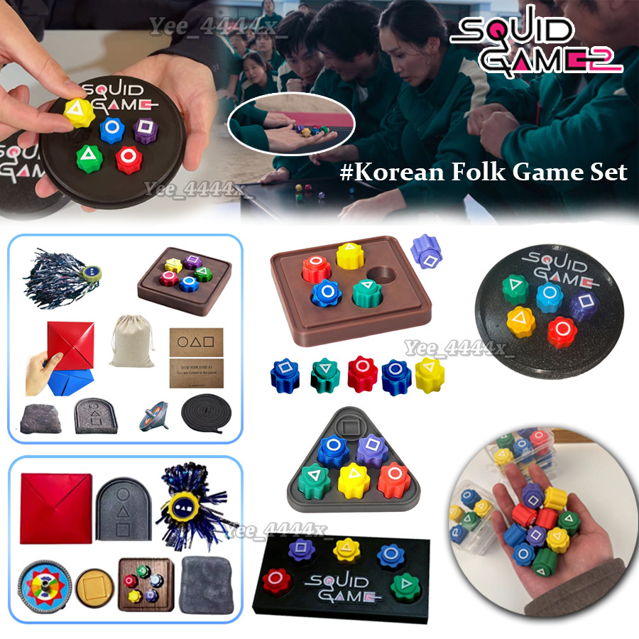 Korean Folk Game Set | Gong-gi Korean Jack Stone Gonggi Game Set Squid ...