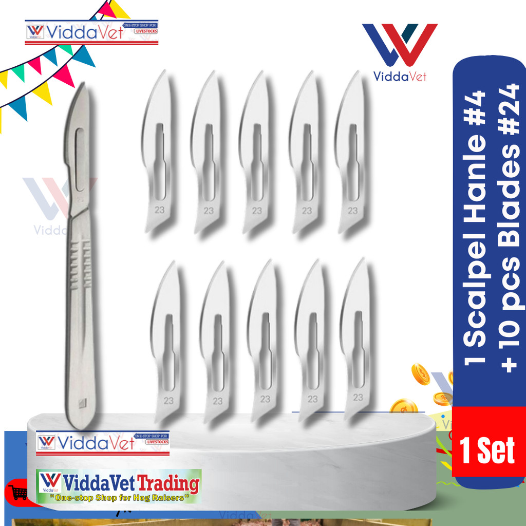 Scalpel handle and blade 10 pcs set Scalpel Handle Rust Proof Scalpel ...