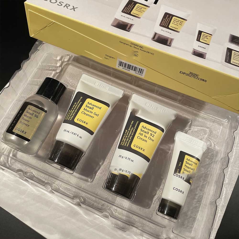 COSRX All ABOUT SNAIL KIT (4 Steps) Snail secretion filtrate ~96%, for ...
