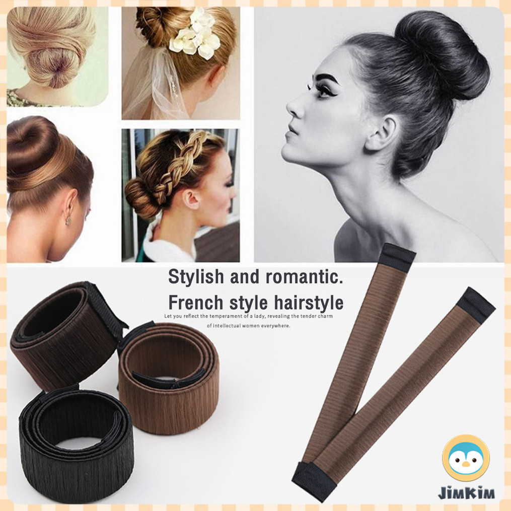 JimKim Magic Hair Bun Maker Hair Styling Clip Magic Bun Maker Donut ...