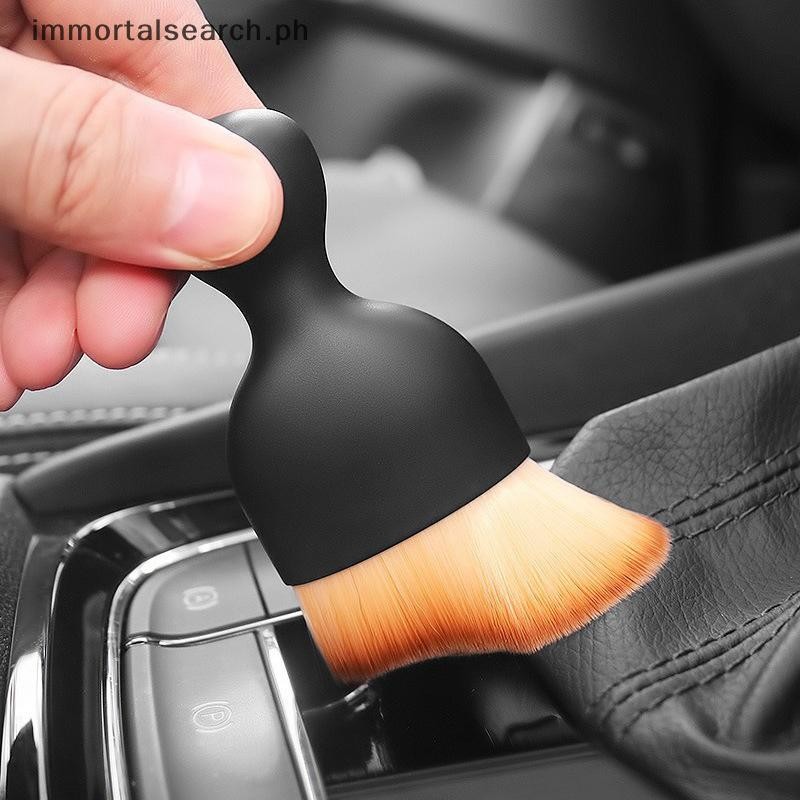 imm Car Interior Cleaning Brush with Cover Car Detailing Soft Bristles ...