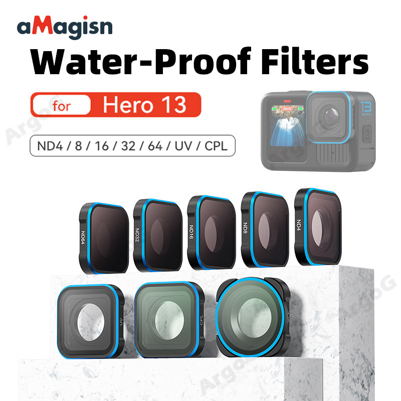 aMagisn Waterproof Filter for Go Pro 13/12/11/10/9 Lens ND Filter CPL ...