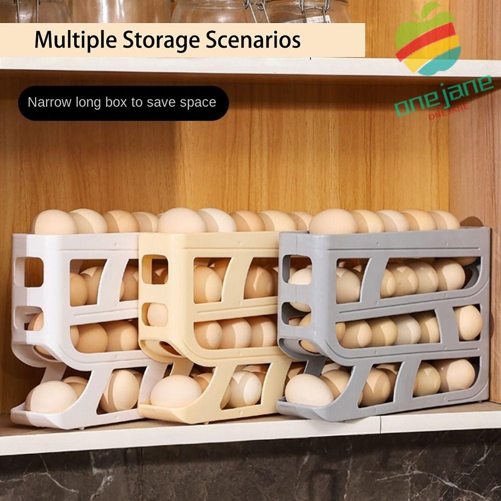 ONE-JANE Automatic Egg Roller, Slide-type 4 Tier Automatic Scrolling ...