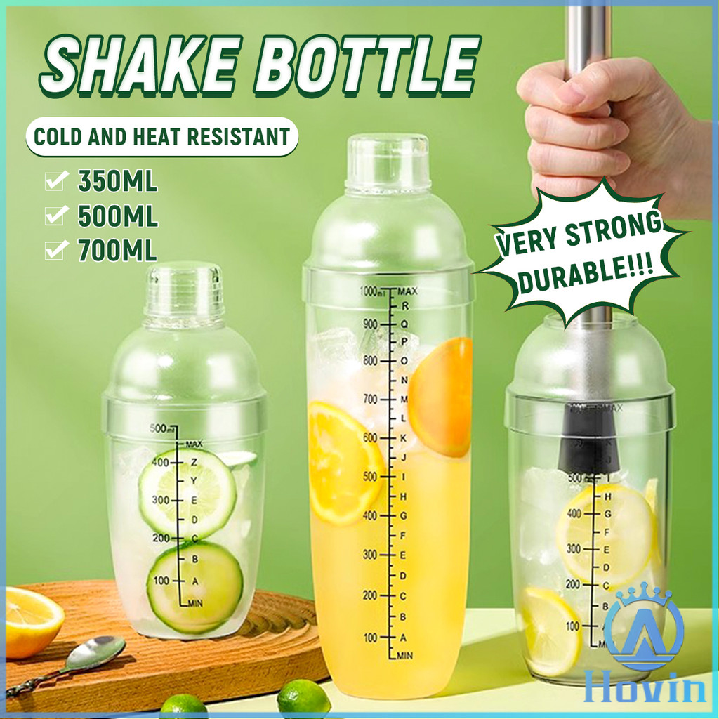 350ml/500ml/700ml High Quality Milk Tea Shaker Cocktail Juice Shaker Bottle Blender Bar Supplies ...