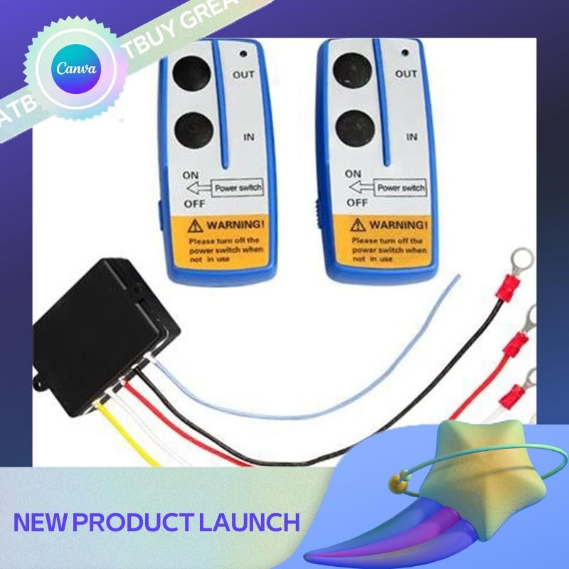 Wireless Winch Remote Control Switch Lift Gate Hydraulic Pump Dump Bed ...